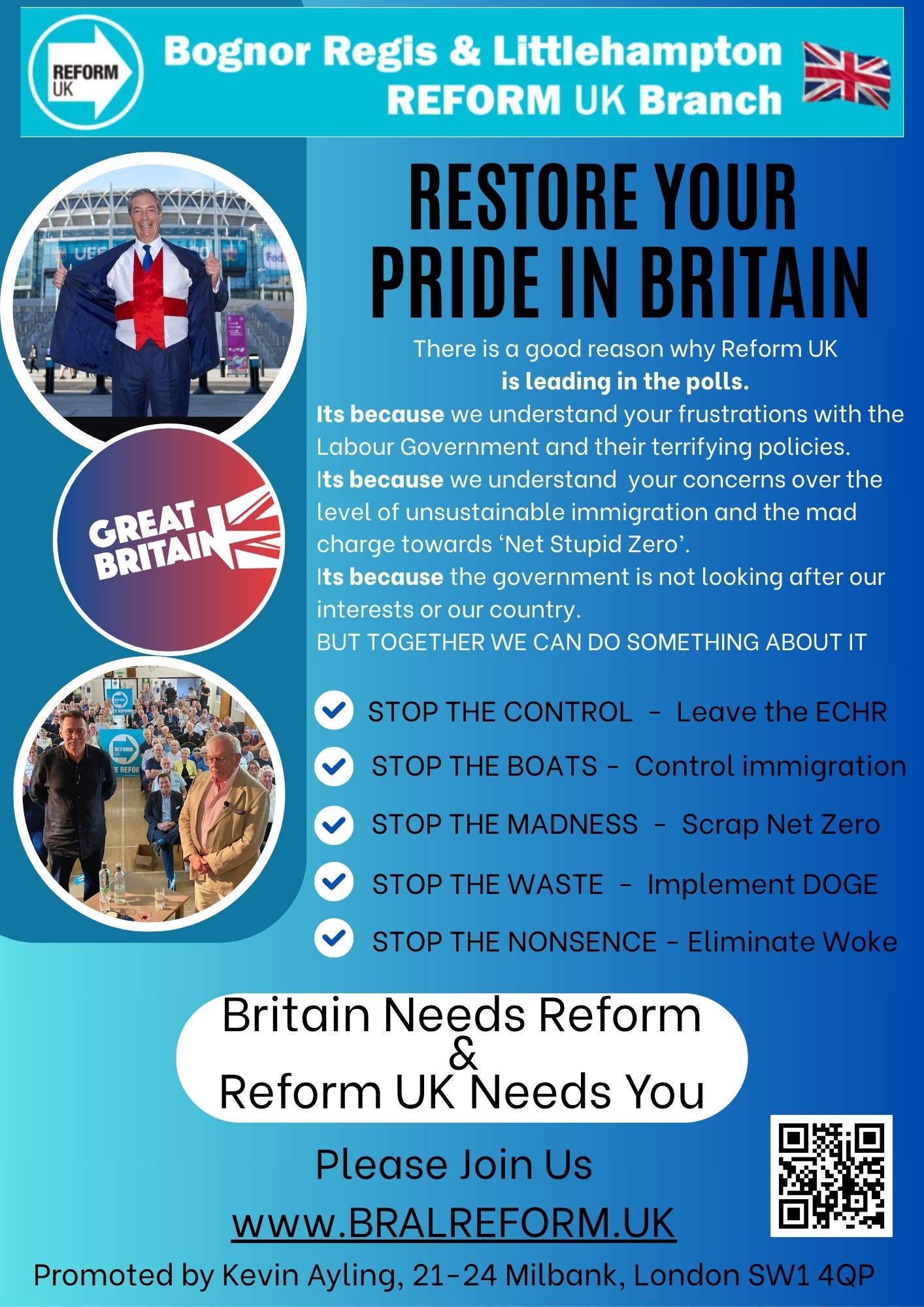 Reform UK – Bognor Regis & Littlehampton Reform UK Branch